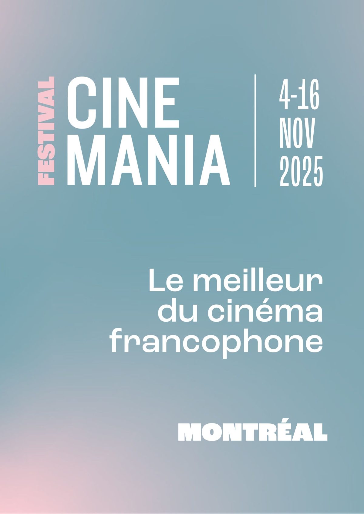 Festival de films CINEMANIA | Fierté Montréal